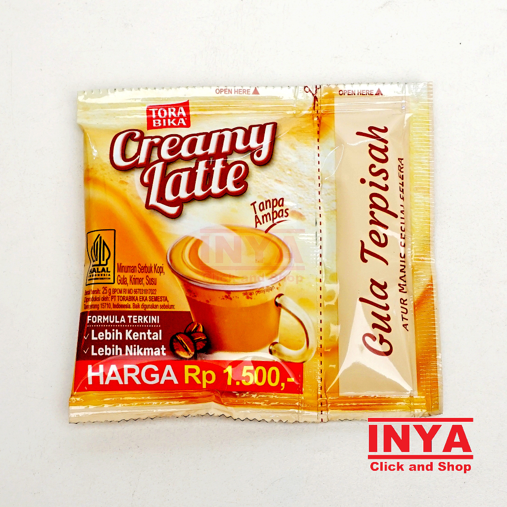 Jual Torabika Creamy Latte Coffee 25gr Sachet - Kopi Instan | Shopee ...