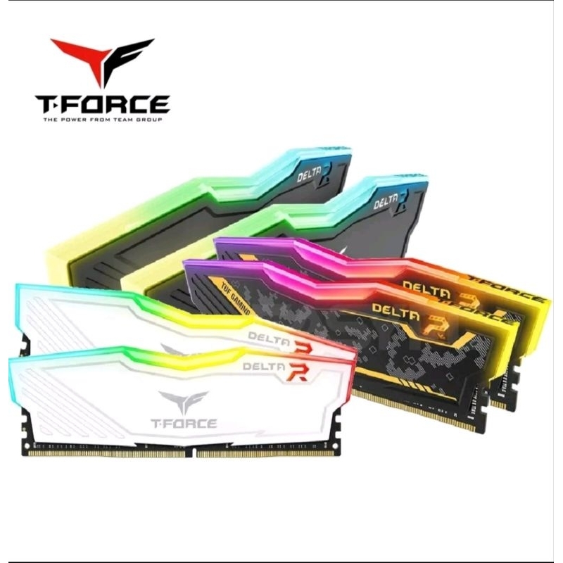 Jual TEAM T Force Delta RGB (2x8) 16 GB PC 3200 DDR4 | Shopee Indonesia
