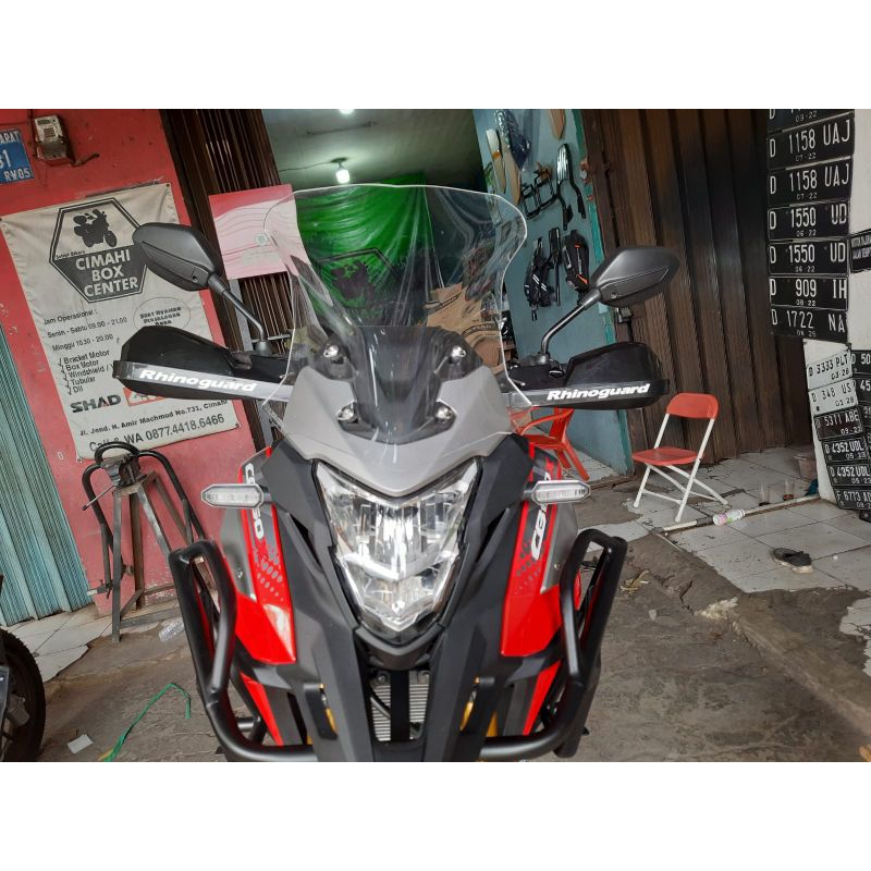 Jual Visor Honda CB150X Windshield model BMW GS Smoke atau Clear ...