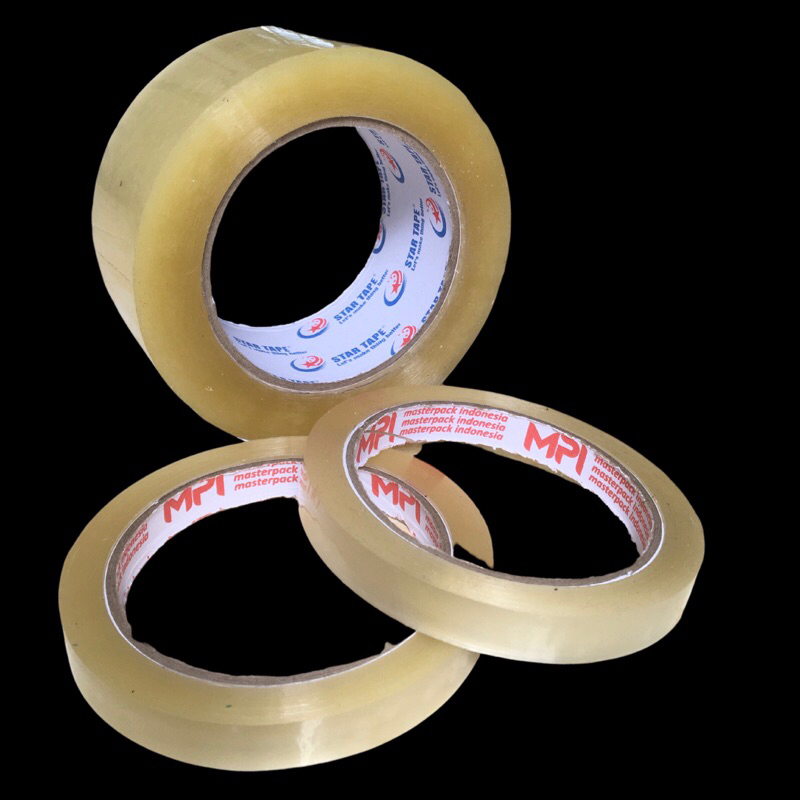 Jual Lakban Isolasi 1/2 inch 72 yard dan 2 inch 100yard/Lakban bening ...