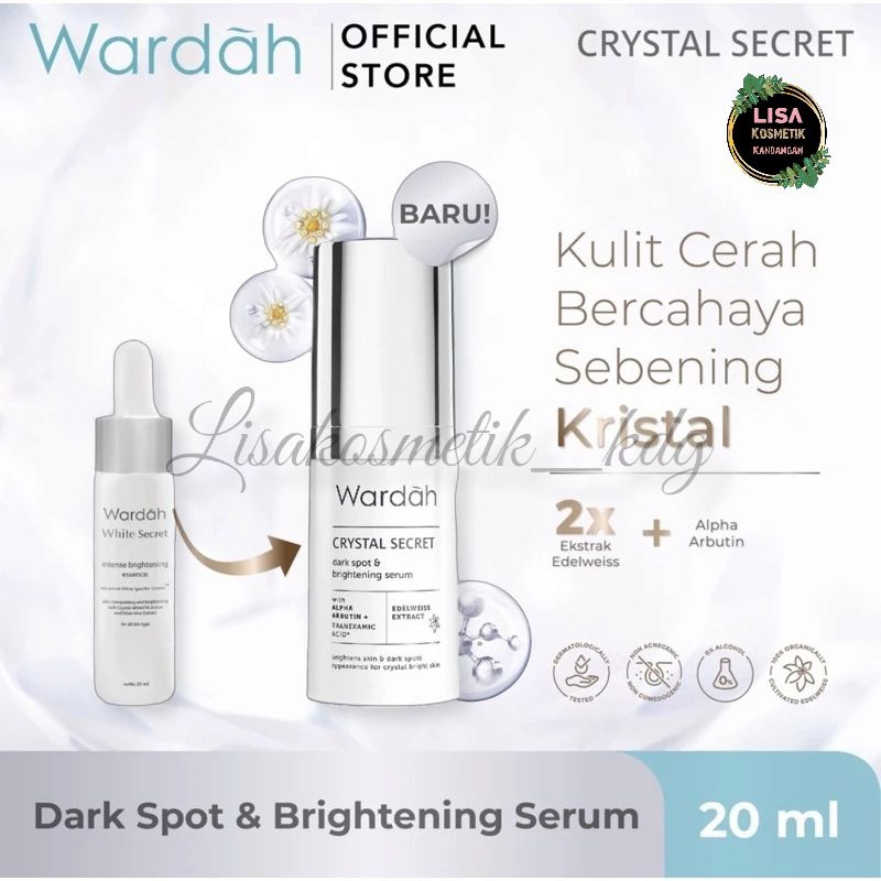 Jual Wardah Crystal Secret Dark spot&brightening Serum 20ml | Shopee Indonesia