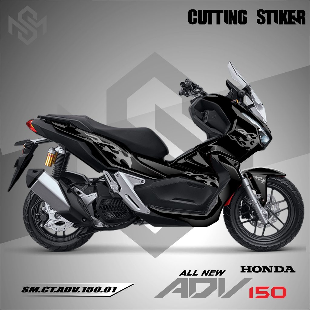 Jual Stiker Cutting Api Honda ADV 150 Sudah Cutting - Sticker Copy ...