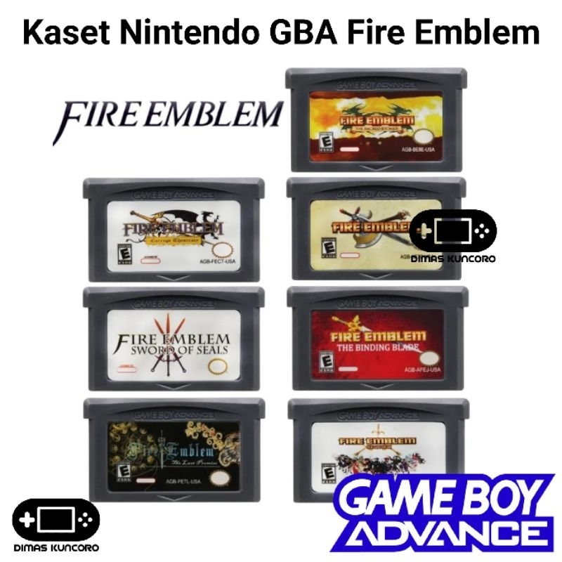 Jual Kaset Nintendo GBA Fire Emblem gameboy advance sp ds lite ...