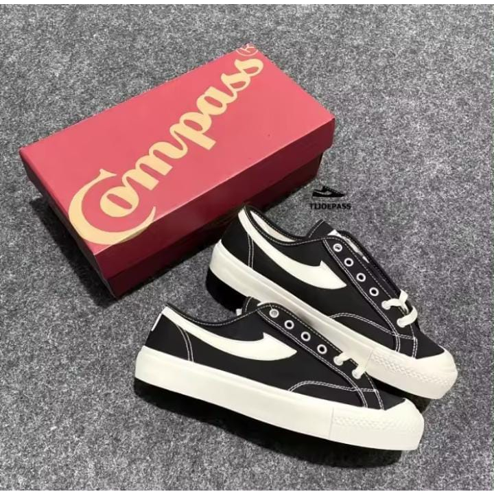 Jual [100% ORIGINAL] Compass Gazelle Low wafer green / White Blue ...