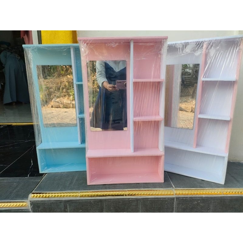 Jual CERMIN RIAS WARNA // CERMIN RIAS AESTHETIC // KACA RIAS MINI WARNA ...