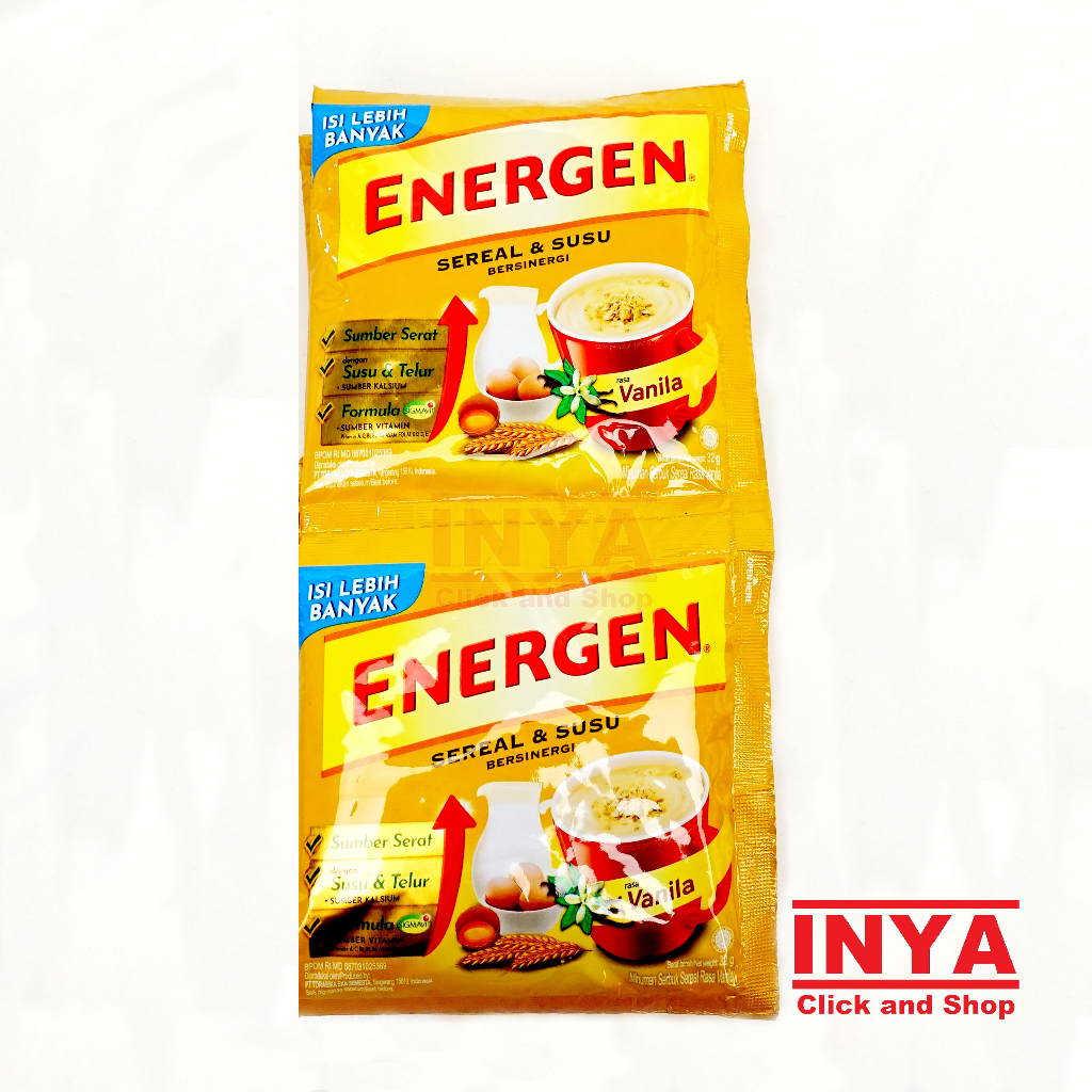 Jual Energen Sereal & Susu Vanilla 10x32gr Renceng - Minuman Serbuk ...