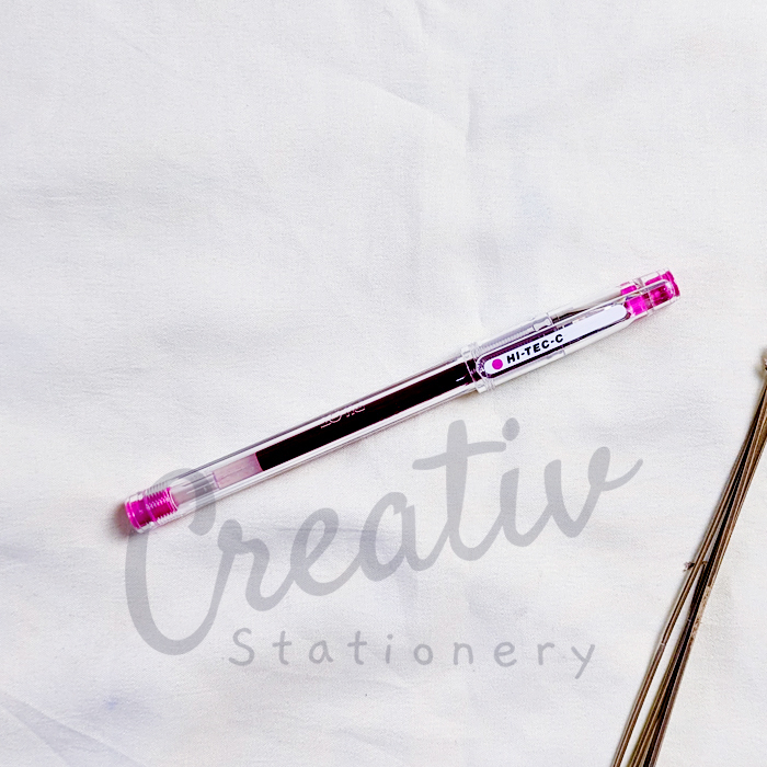 Jual Pilot Hitec Bolpen Gel Hitech 0.3 Mm Pena Pulpen Tinta Hitam Warna ...