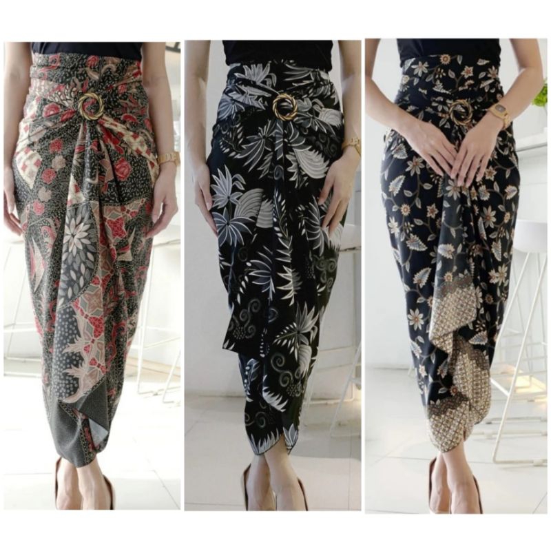 Jual ROK LILIT MOTIF BATIK BAWAHAN KEBAYA WANITA PLISKET REMPEL / ROK ...