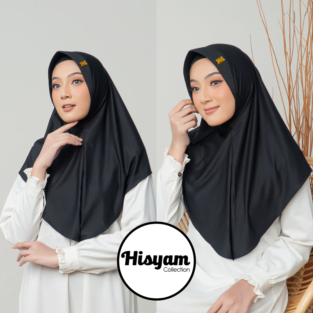Jual Jilbab Hamidah Size L Beauty / Hijab Instan Jersey Premium Semi Jumbo/ Kerudung Pad Antem ...