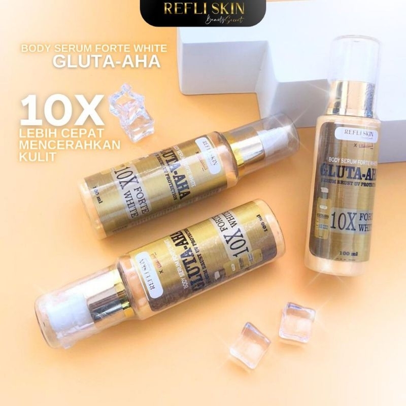 Jual Body Serum Forte White Gluta AHA Refli Skin / Body Lotion Gluta ...