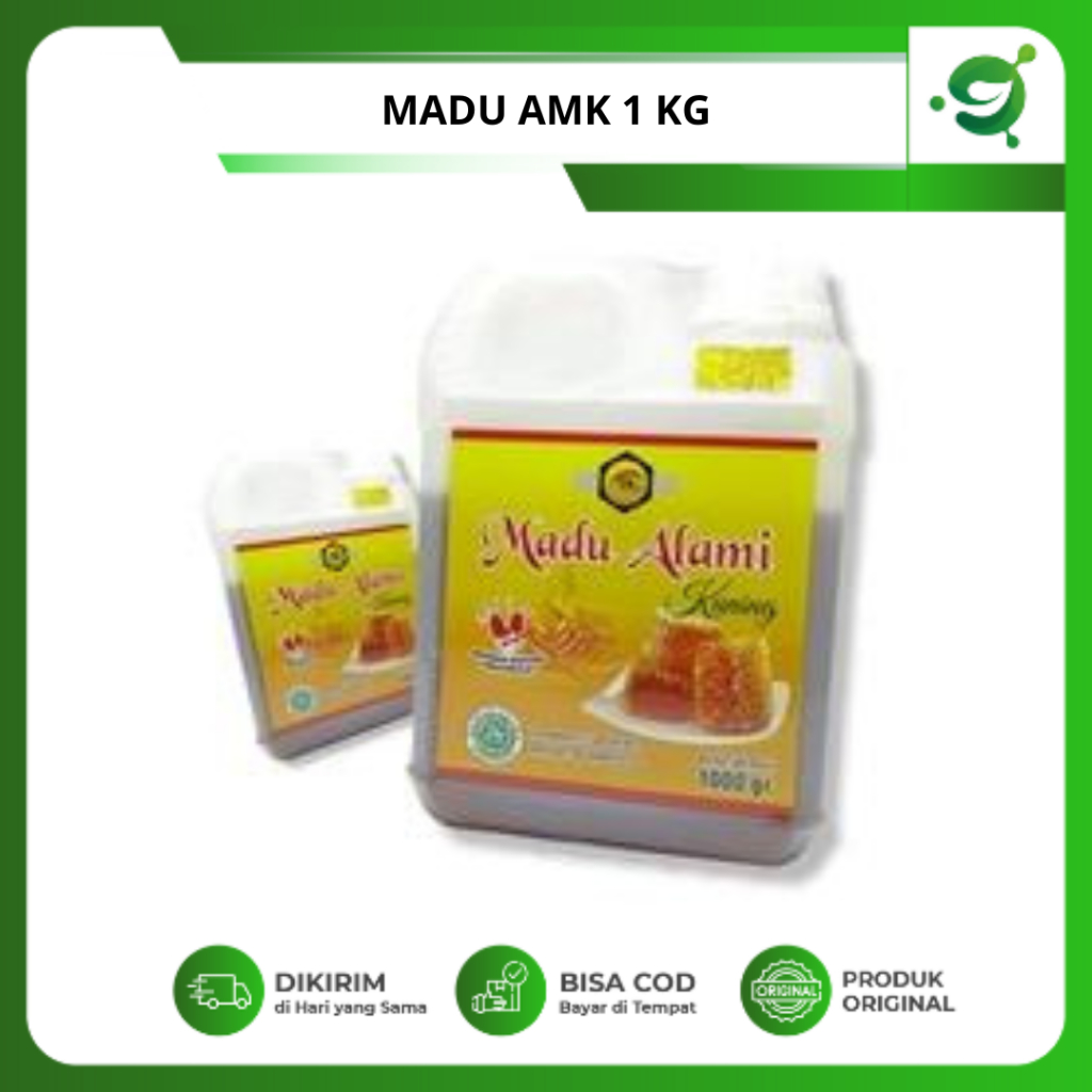 Jual Madu Murni Alami Madu Kuning AMK 1 Kg dan 500 Gr | Shopee Indonesia