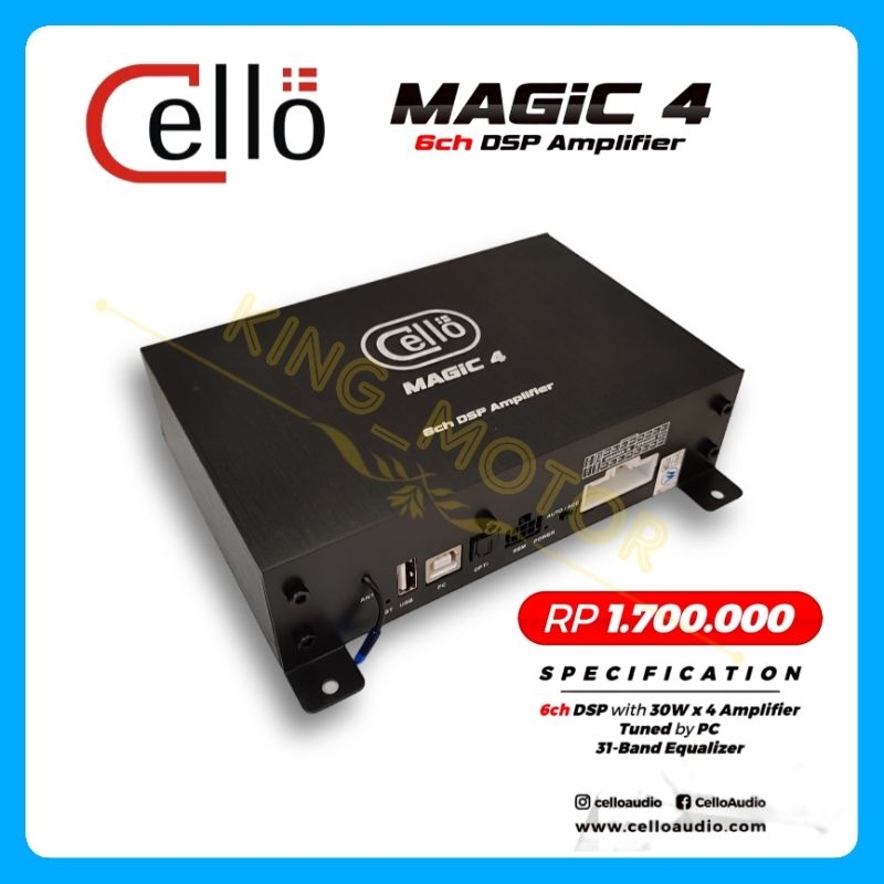 Jual DSP Cello MAGIC 4 - Digital Signal Processor (GARANSI RESMI ...