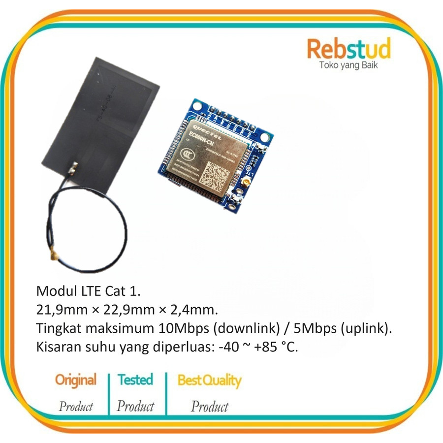Jual WirelessModule IoT 4G LTE CAT1 Netcom EC600N-CN Quectel HSPA+ Dl ...