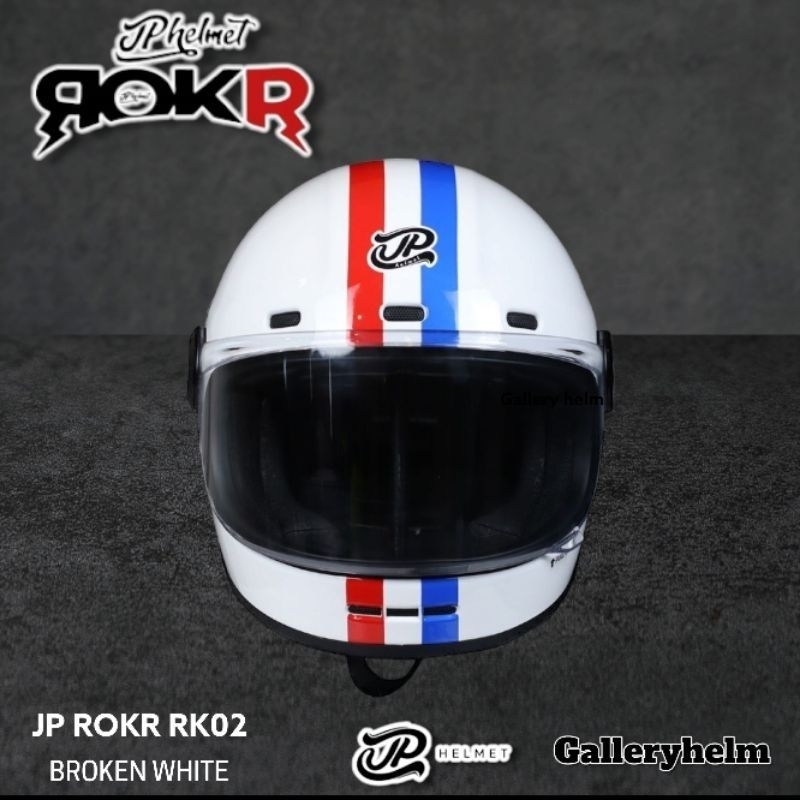 Jual JP Rokr Solid | Helm Cakil Full Face | Shopee Indonesia