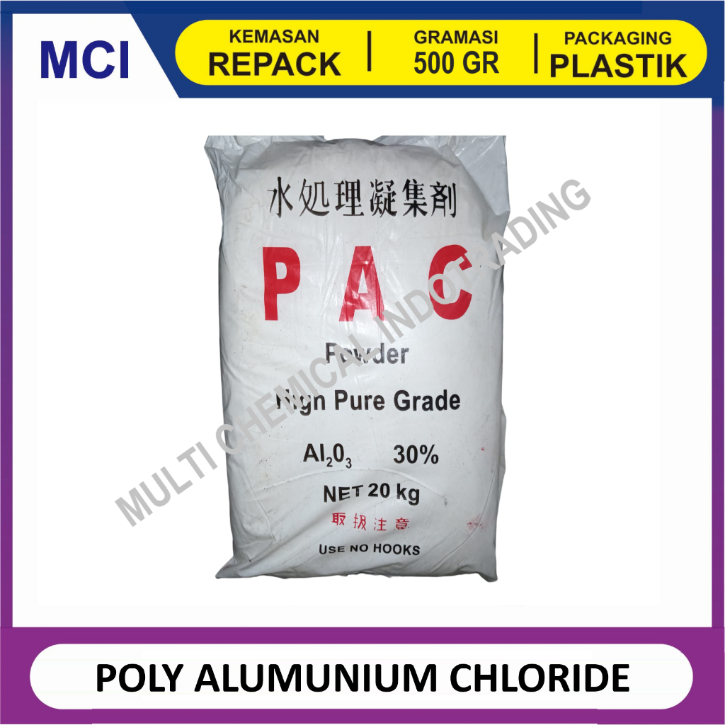 Jual POLY ALUMUNIUM CHLORIDE PAC JEPANG JAPAN PENJERNIH AIR - REPACK ...