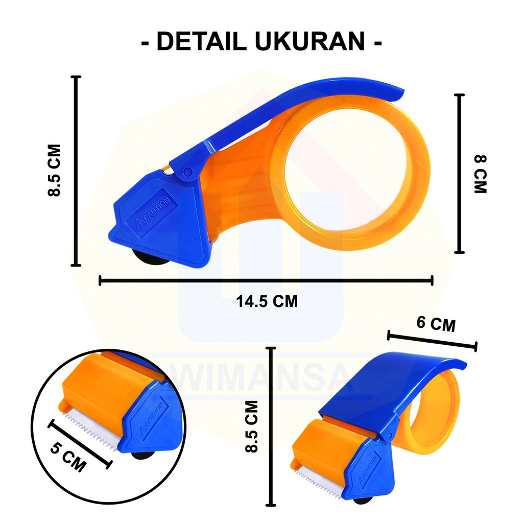 Jual Alat Pemotong Lakban Roller Dispenser Gulung PVC /Alat Lakban ...