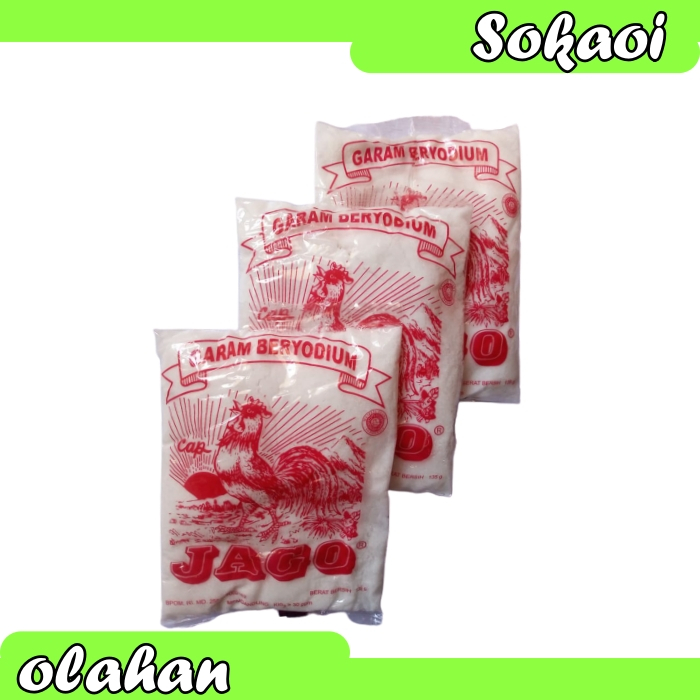 Jual GARAM DAPUR AYAM JAGO BERYODIUM 135 GR | Shopee Indonesia
