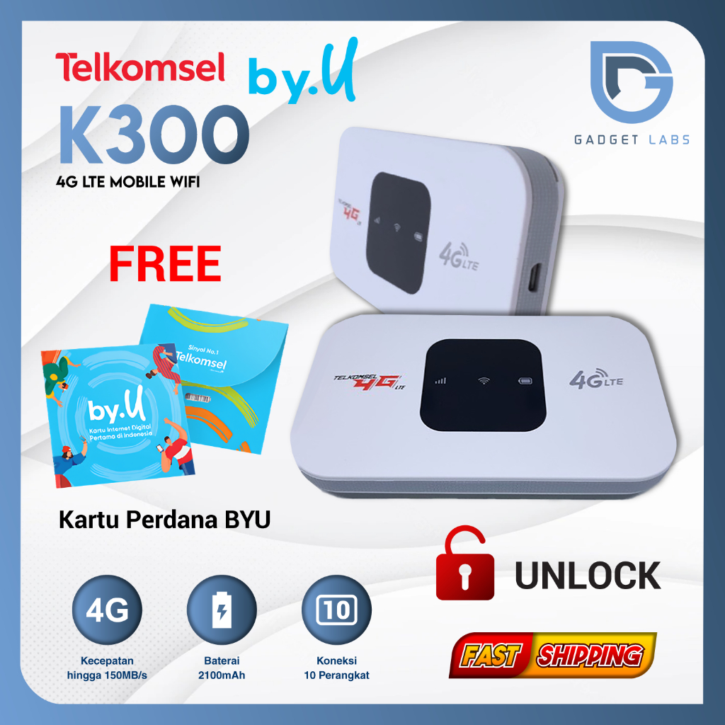 Jual Modem Mifi K300 / MF800 Wifi 4G LTE - Unlock / Bisa All Operator ...