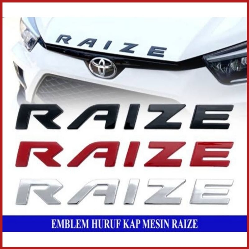 Jual Emblem Kap Mesin Raize Logo Kap Mesin Raize | Shopee Indonesia