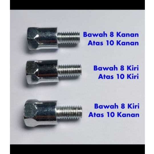 Jual Baut Spion (8Kiri X 10Kanan) Supra X | Shopee Indonesia