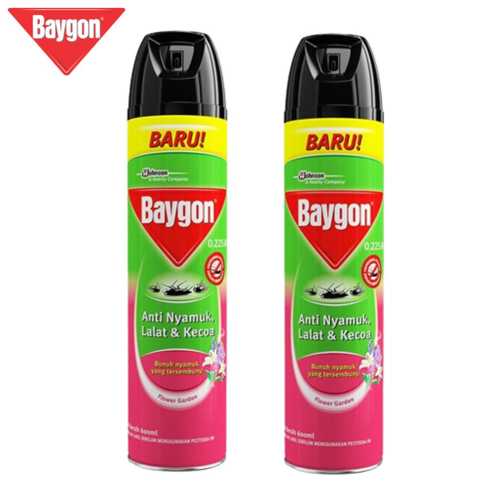 Jual Baygon Aerosol Flower Garden 600ml+75ml - Semprotan Anti Serangga ...