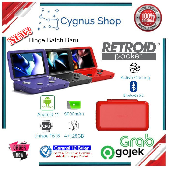 Jual Retroid Pocket Flip Handheld Retro Gaming System Portable Game ...