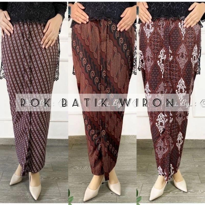 Jual ROK WIRU BATIK INSTAN BAWAHAN KEBAYA M L XL XXL XXXL | Shopee ...