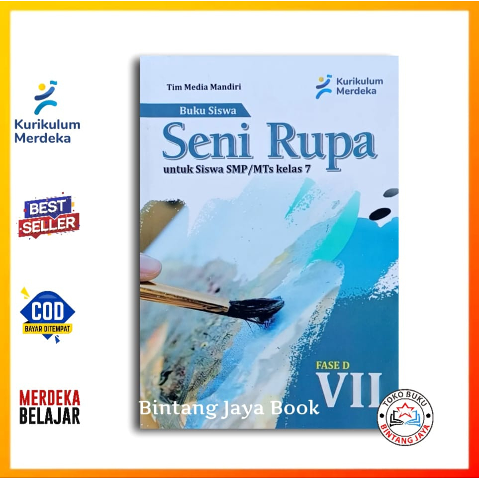 Jual Buku Siswa Seni Rupa SMP Kelas 7 Kurikulum Merdeka - Buku Seni Rupa Kelas VII SMP/MTs ...