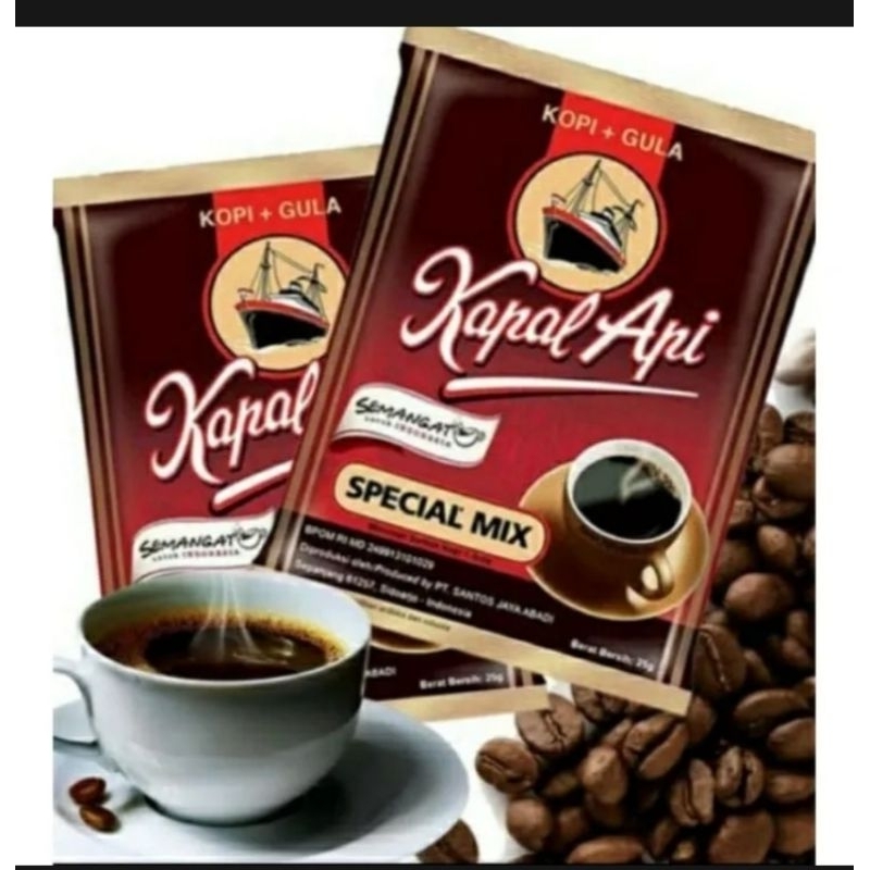 Jual kapal api rentengan (gula + kopi) isi 10 sashet | Shopee Indonesia