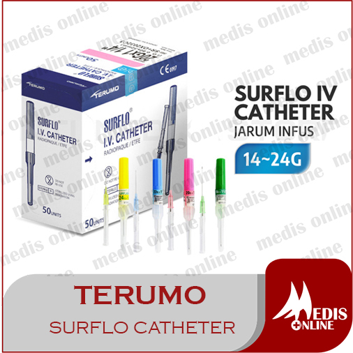 Jual Terumo Surflo 18g 20g 22g 24g TERUMO SURFLO / SURFLO IV CATHETER ...
