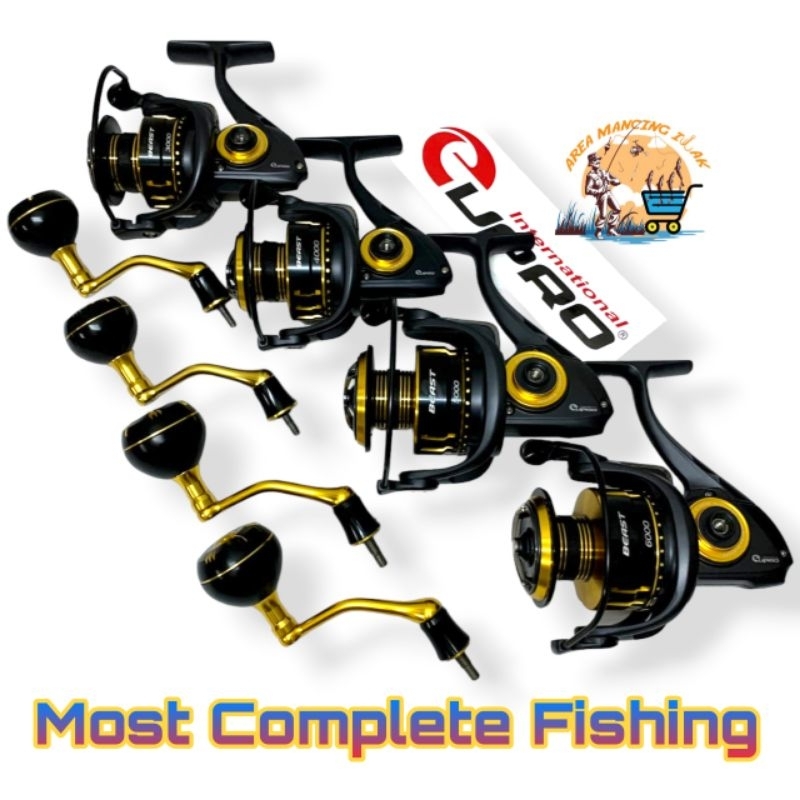 Jual Reel Eupro BEAST 3 SW 3000 4000 5000 6000 Full Metal | Shopee ...