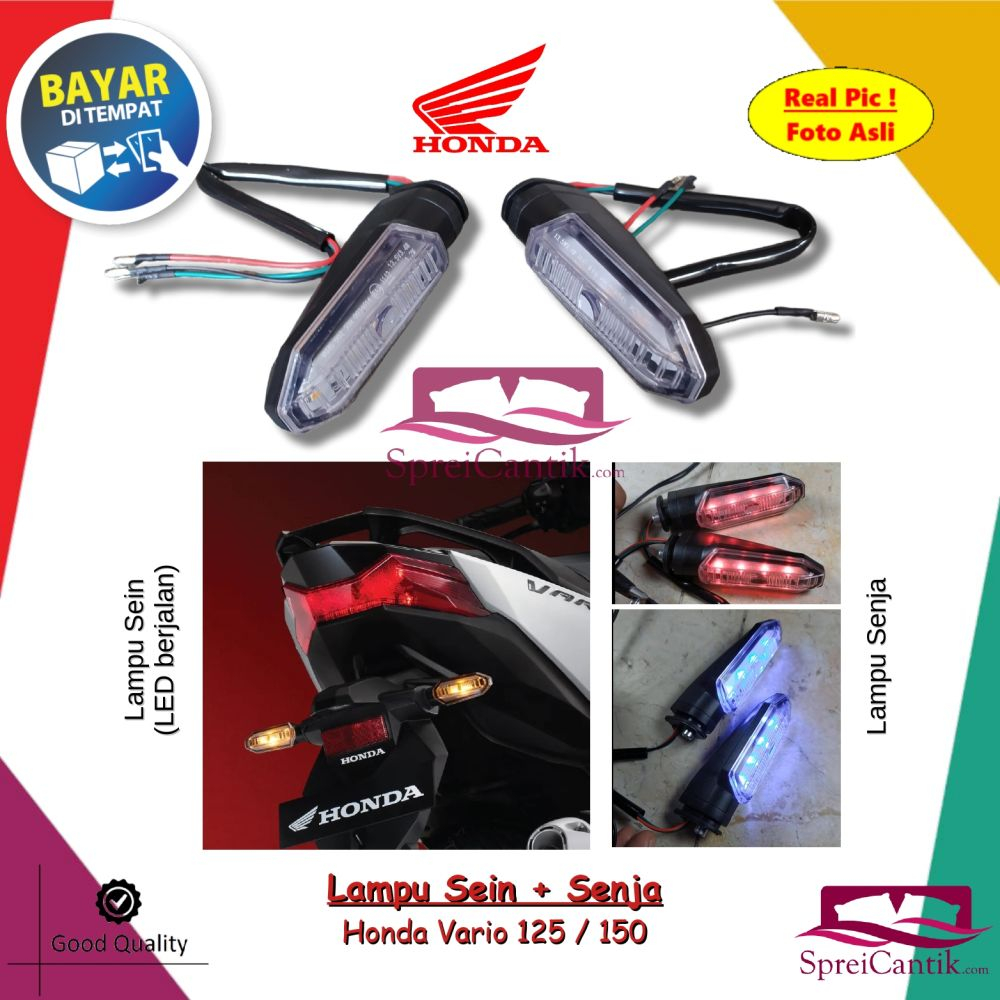 Jual Lampu Sen Sein Riting Honda Vario 125/150 - CB 150R - CBR 150 - ADV LED Berjalan + Senja ...