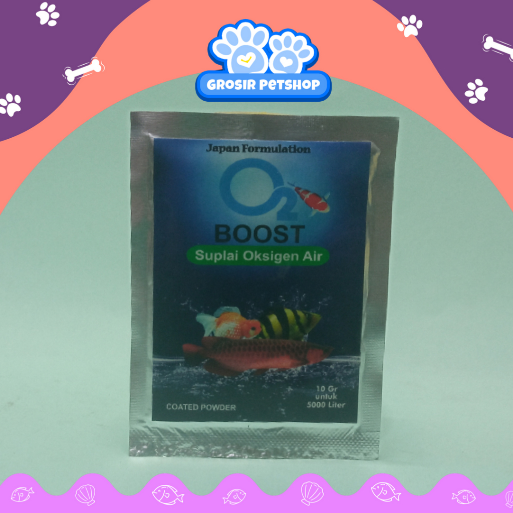 Jual O2 BOOST 10GR - BUBUK OKSIGEN AQUARIUM - SERBUK BERLAPIS OKSIGEN ...