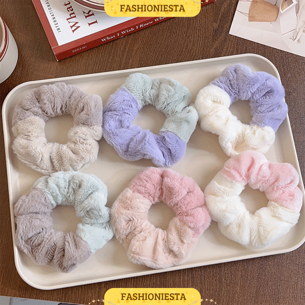 Jual Scrunchie Ikat Rambut 2 Warna Lucu Korea Style Fashion Aksesoris ...