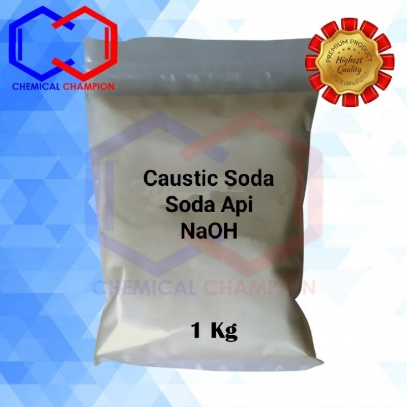 Jual Soda Api / Caustic Soda / NaOH Flakes 1 kg | Shopee Indonesia