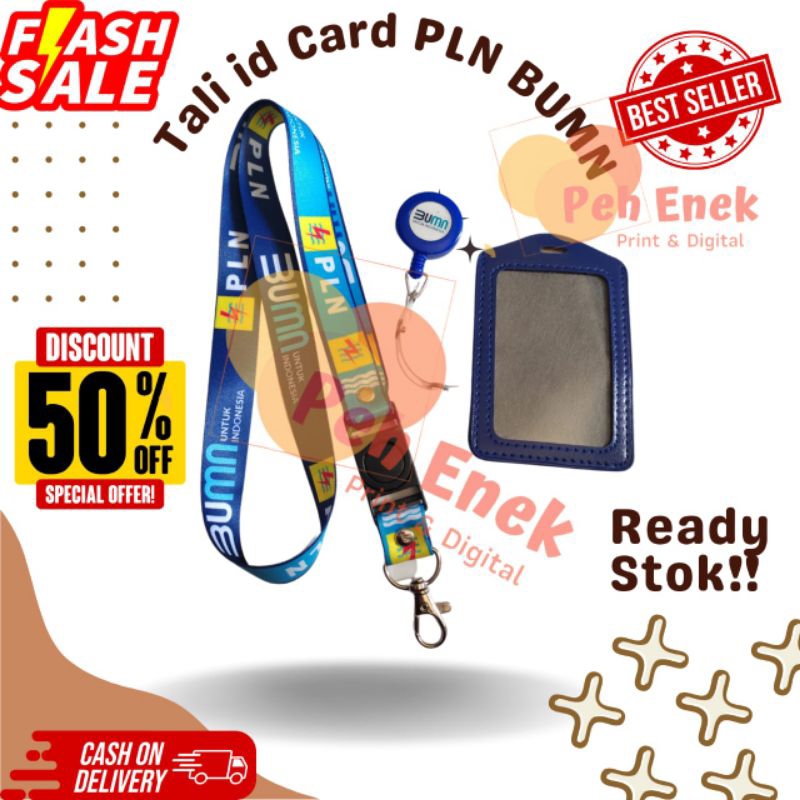 Jual LANYARD PLN POWER LISTRIKLANYARD ID CARD - TALI ID PLN POWER ...