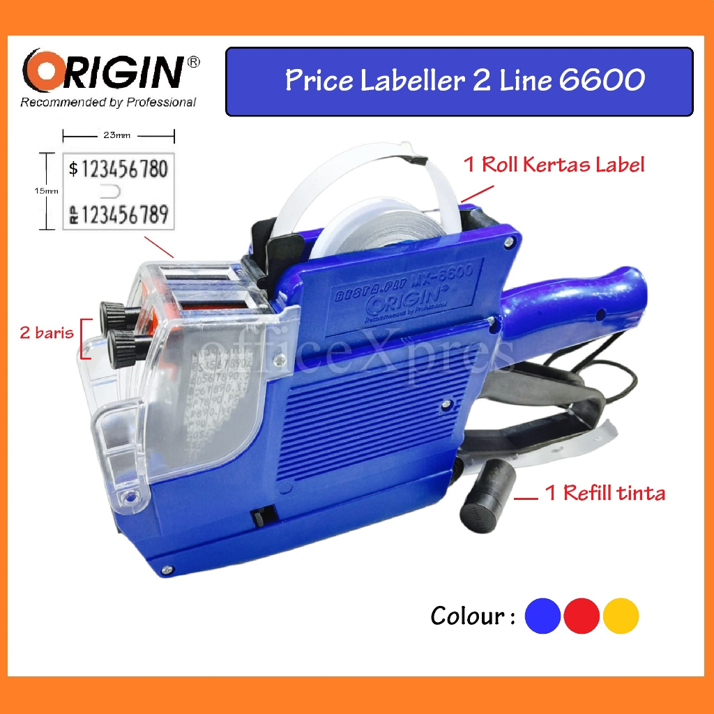 Jual Mesin Alat Label Harga 2 baris 10 digit / Price Label / label ...