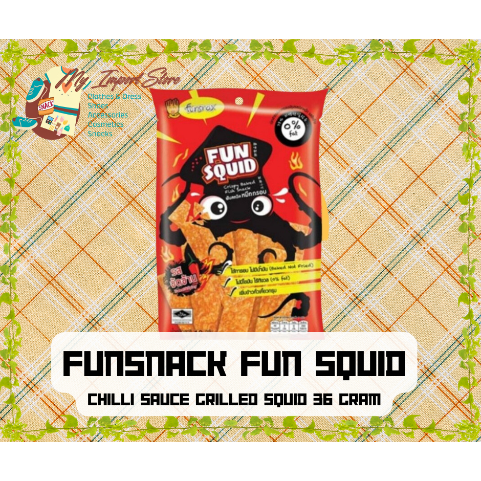 Jual Snack Cumi Fun Squid Snack Thailand | Shopee Indonesia
