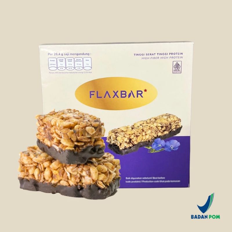 Jual Flaxbar cokelat - Snack bar cemilan rendah kalori | Shopee Indonesia