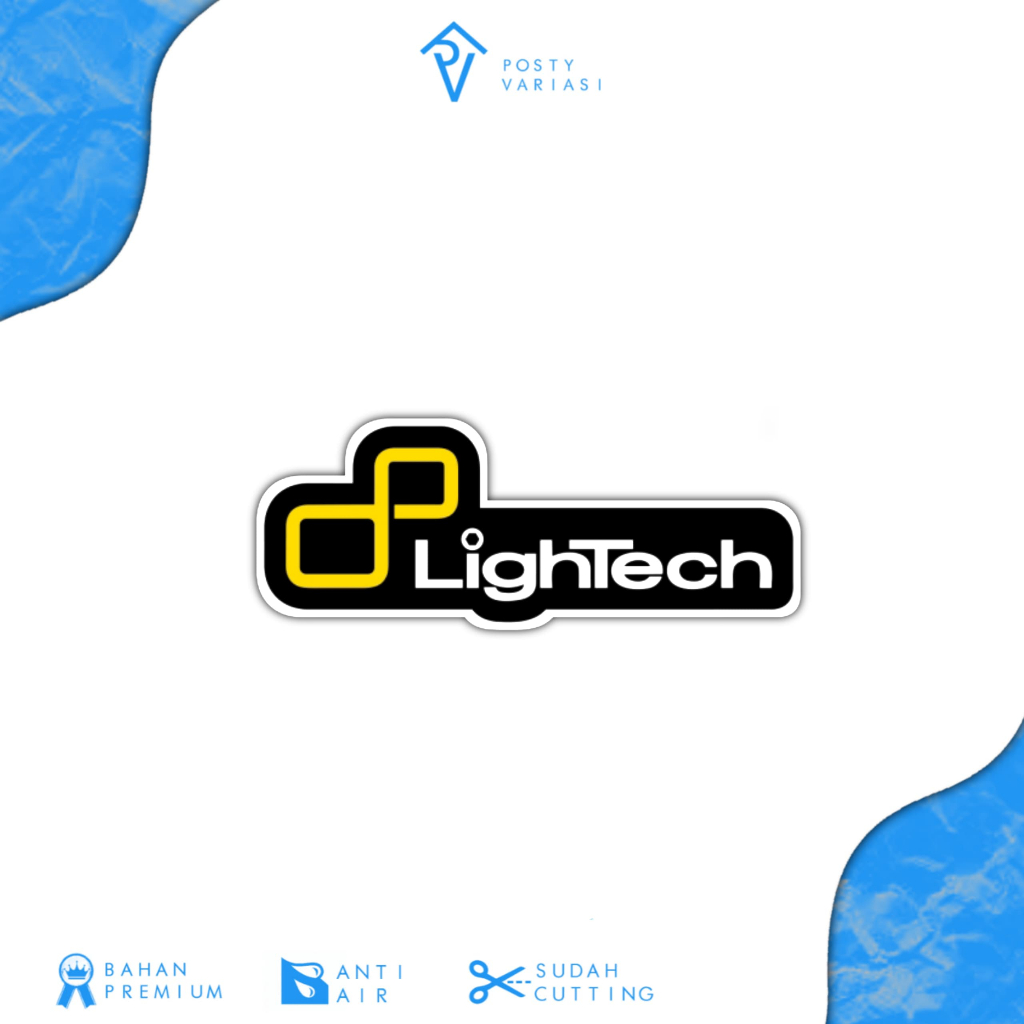 Jual Stiker LIGHTECH Stiker Motor Sticker Racing Print Waterproof ...