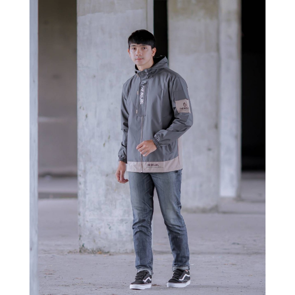 Jual JAKET PARASUT PRIA DISTRO 2023 WATERPROOF MODEL NASA COMBI M L XL ...
