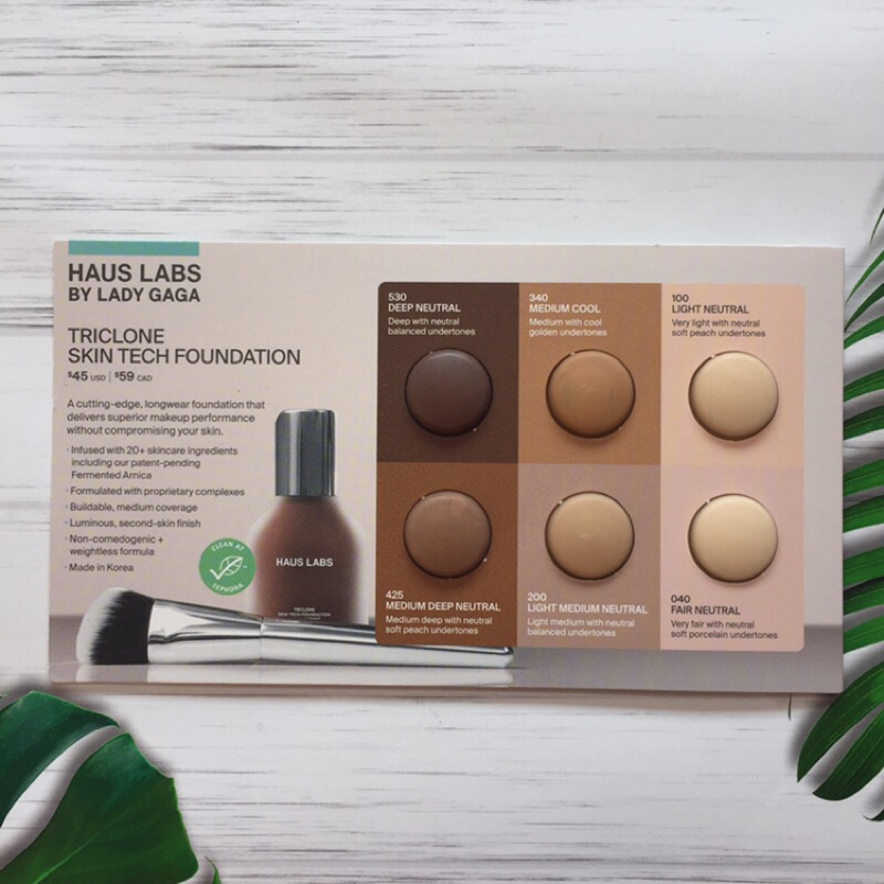 Jual Haus Labs Triclone Skin Tech Foundation sample | Shopee Indonesia