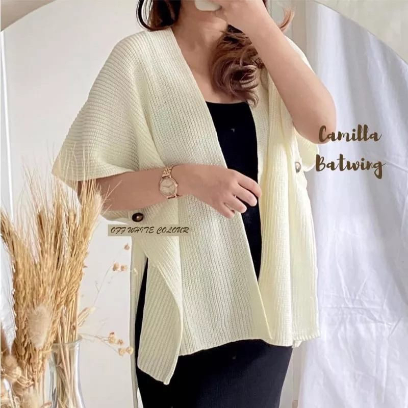 Jual Cardigan Rajut Overaize CAMILLA Batwing-Outer Cardy Rajut PREMIUM ...