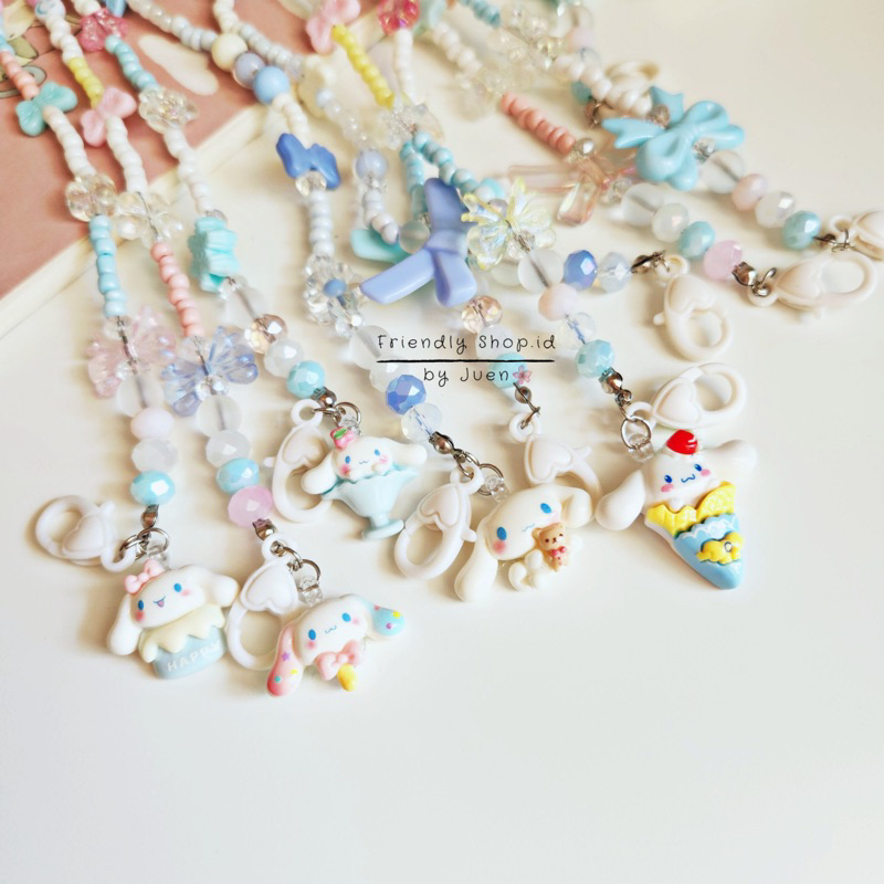 Jual STRAP MASKER FULL MANIK CINAMOROLL BEADS / KALUNG MASKER ...