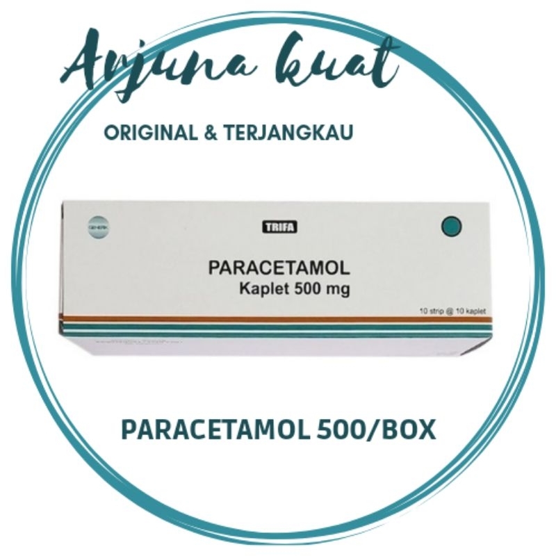 Jual PARACETAMOL 500MG TRIFA PER BOX | Shopee Indonesia