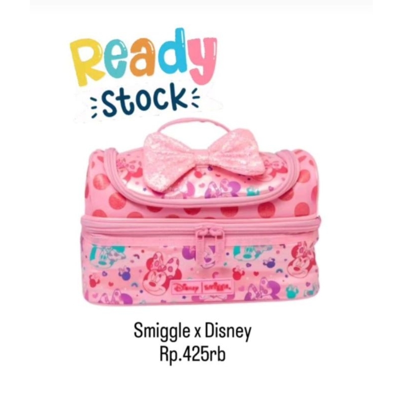 Jual Smiggle Minnie Mouse Double Decker Lunch Box | Shopee Indonesia