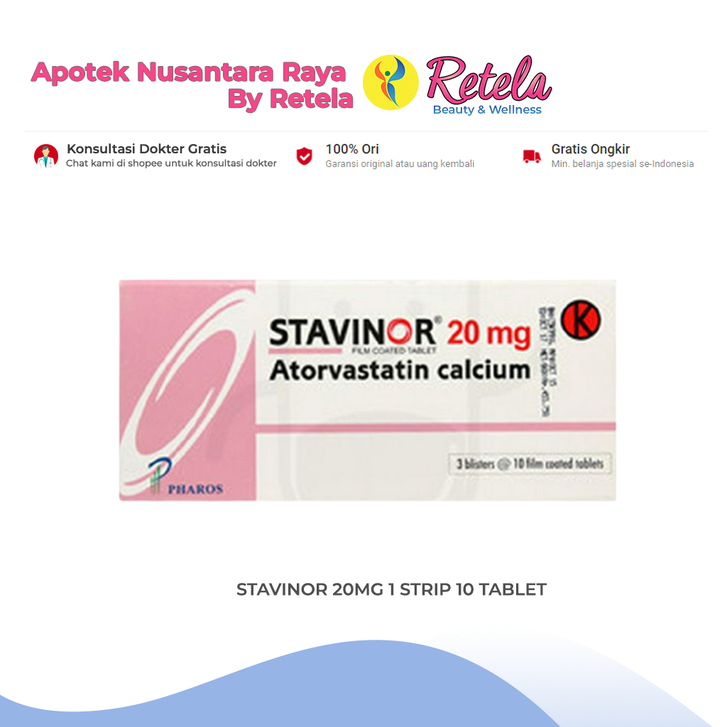 Jual STAVINOR 20MG 1 STRIP 10 TABLET | Shopee Indonesia