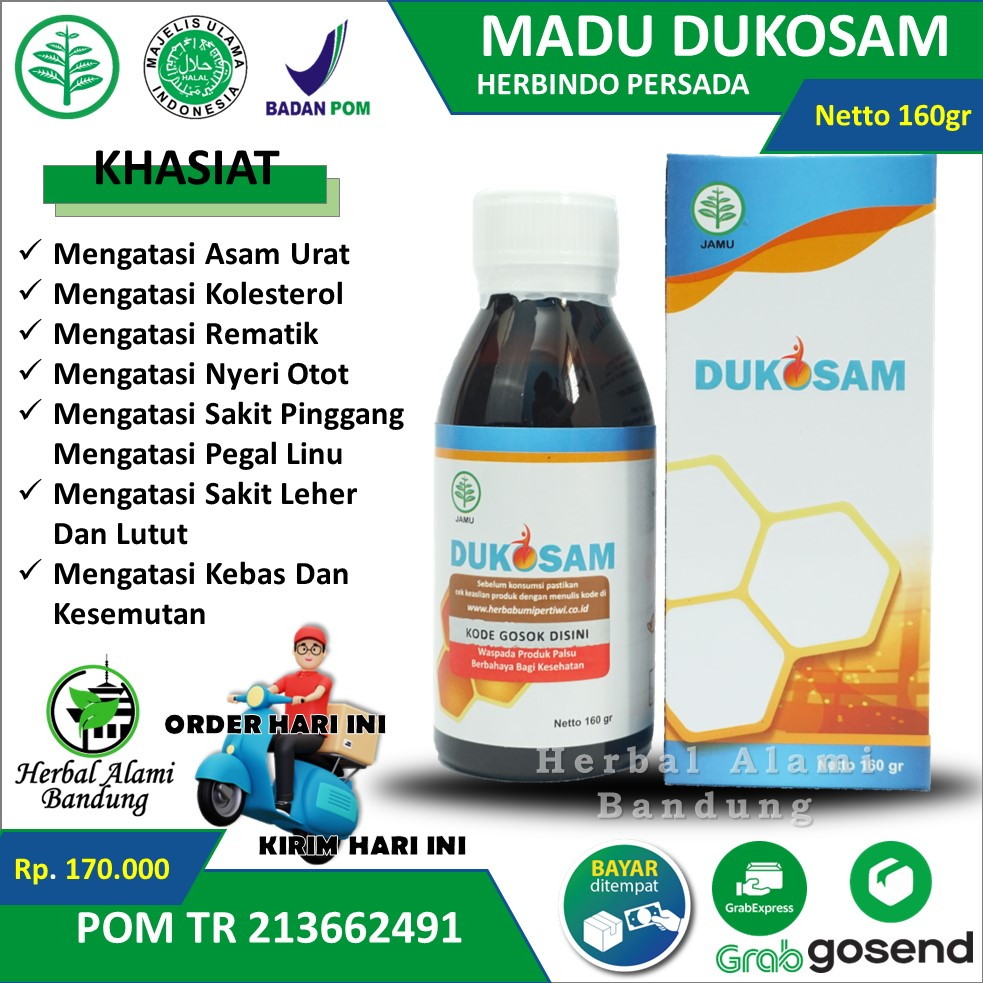 Jual Madu DUKOSAM Mengatasi Asam Urat Rematik Nyeri Otot dan Kolesterol ...