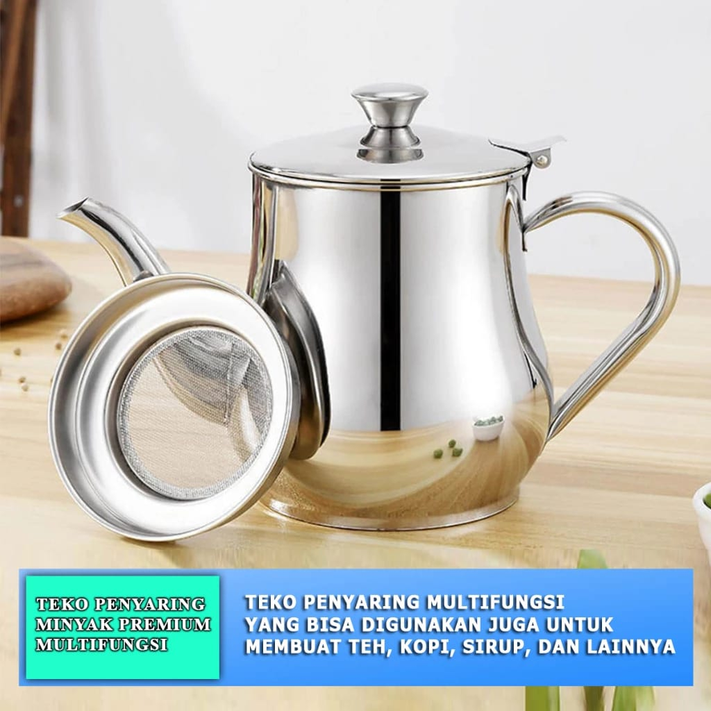 Jual Teko Penyaring Minyak/Teko Penyaring Minuman | Shopee Indonesia