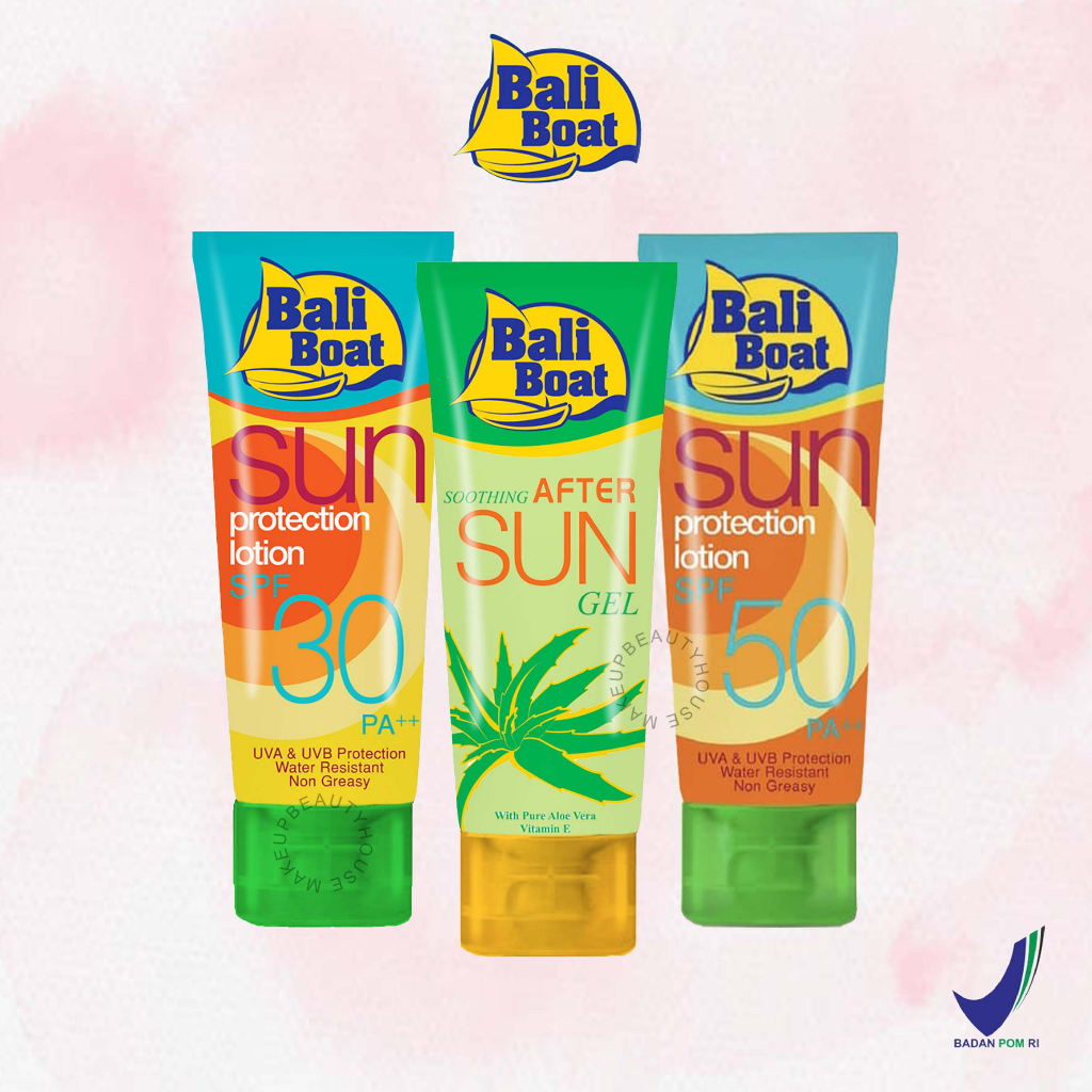 Jual BALI BOAT Sun Protection Lotion SPF 50 | SPF 30 PA++ | After Sun ...